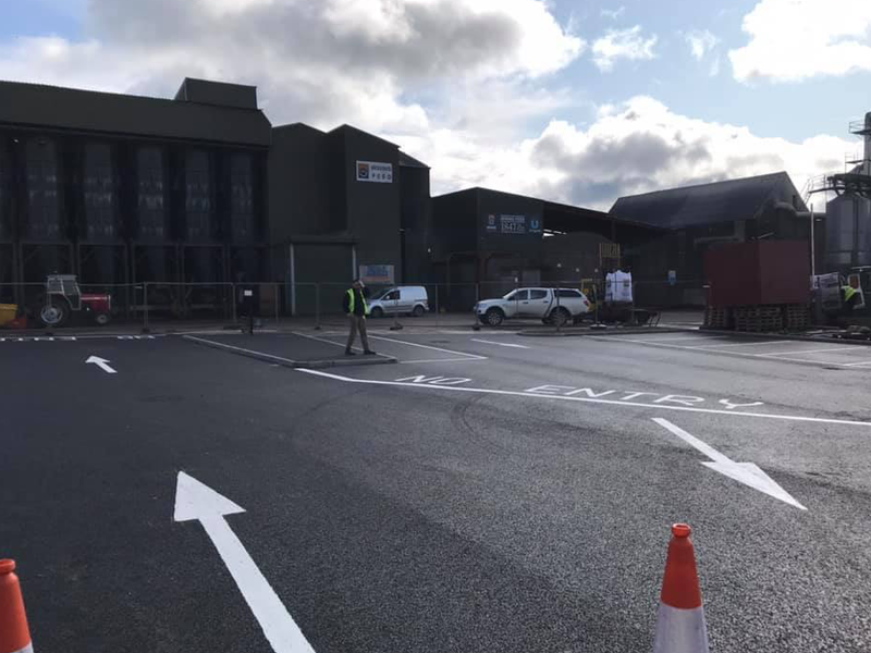 One Way System Marking & Painting NI | BPF Road Marking