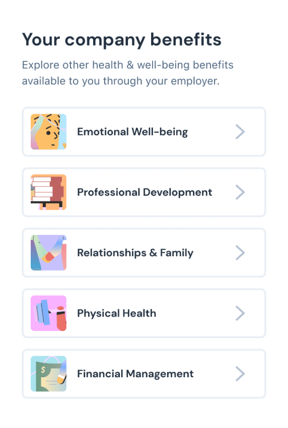 Modern Health's Solutions: Mental Health Care for Your Workforce.