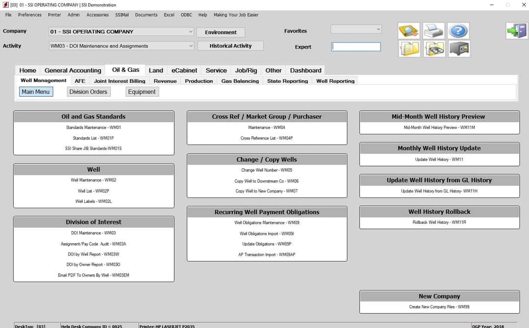 Oil & Gas Operations