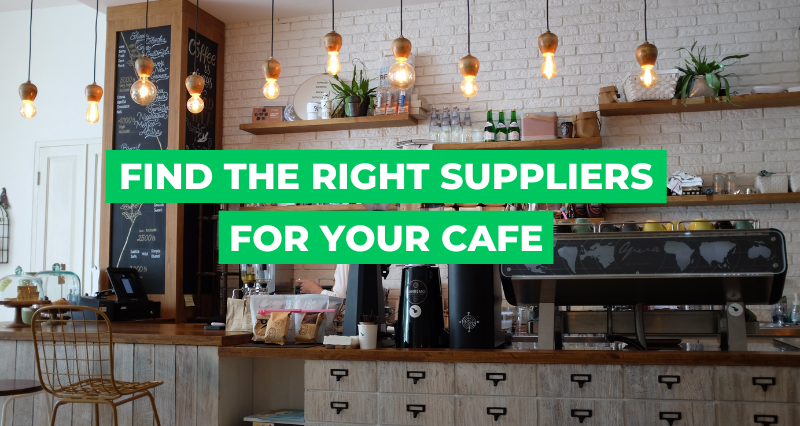Looking for wholesale suppliers for your cafe? Read on.