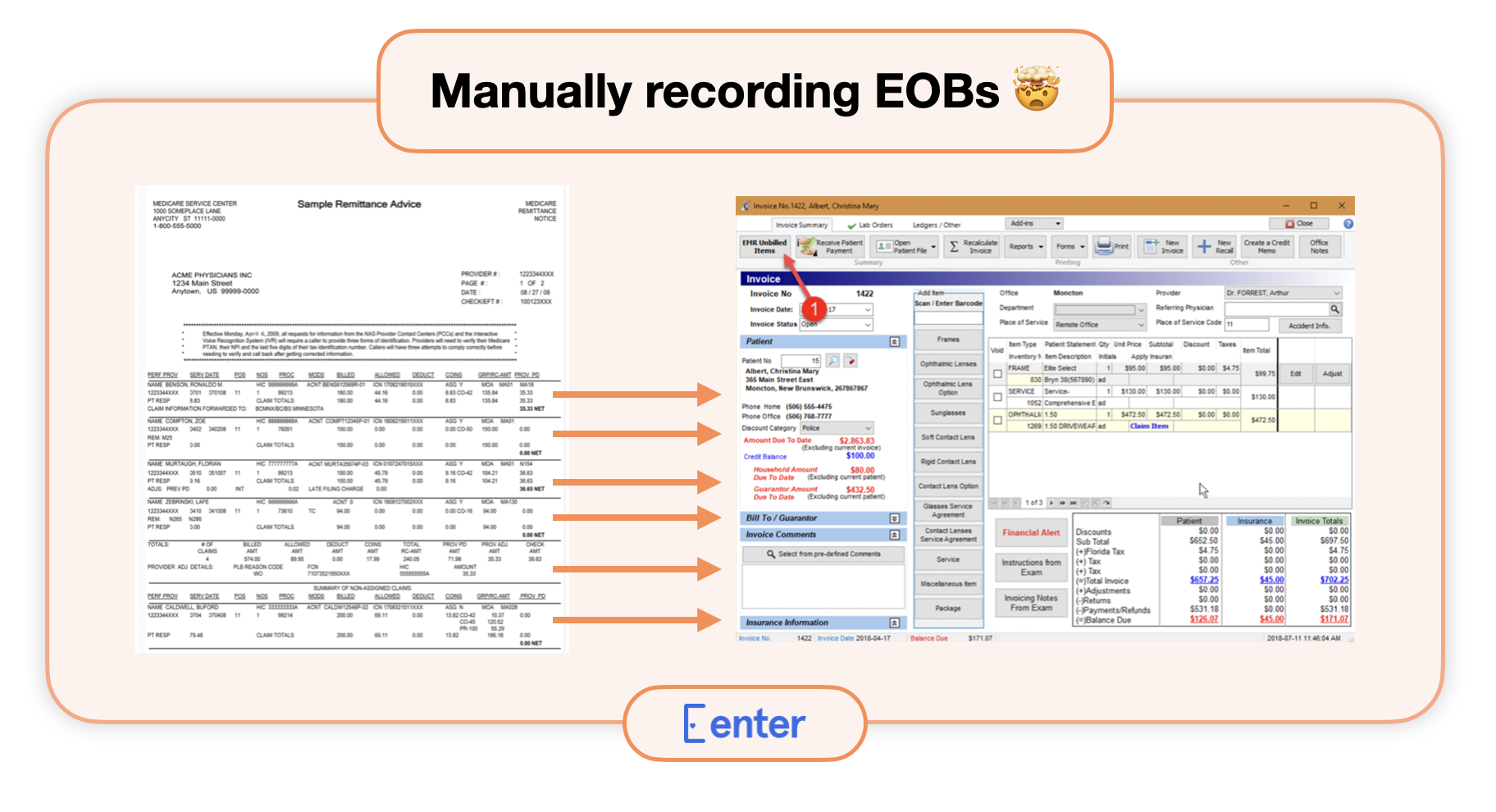 Machine Learning EOB Reader