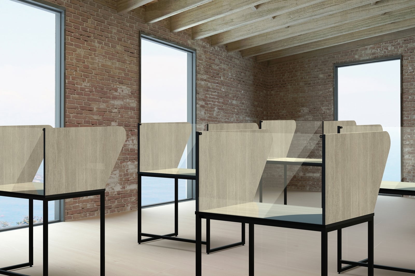 Student Carrel Desk