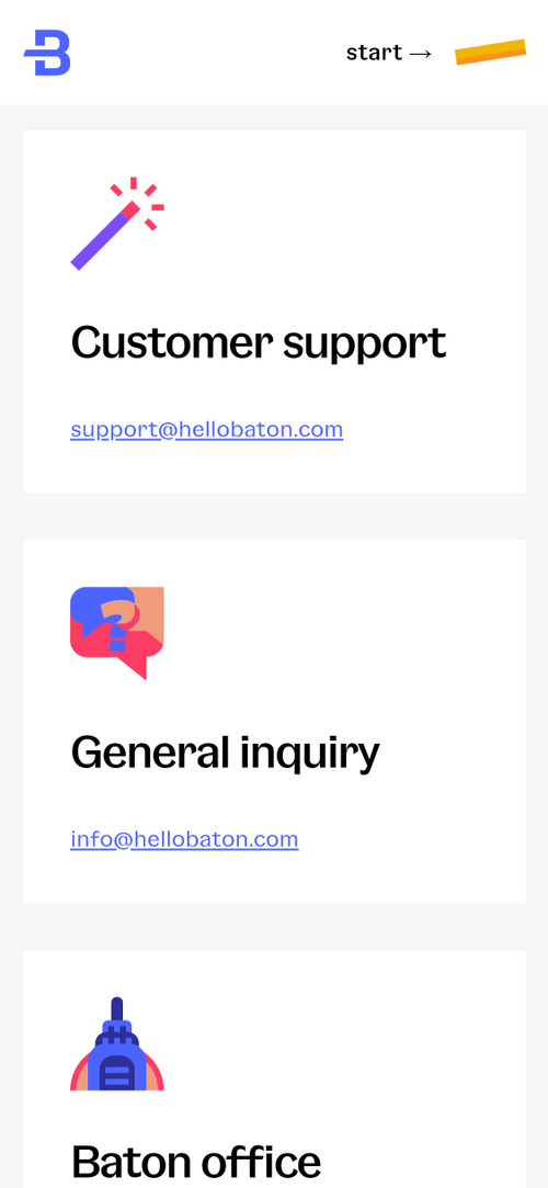 Baton — by Alex Dram