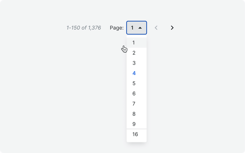 Pagination