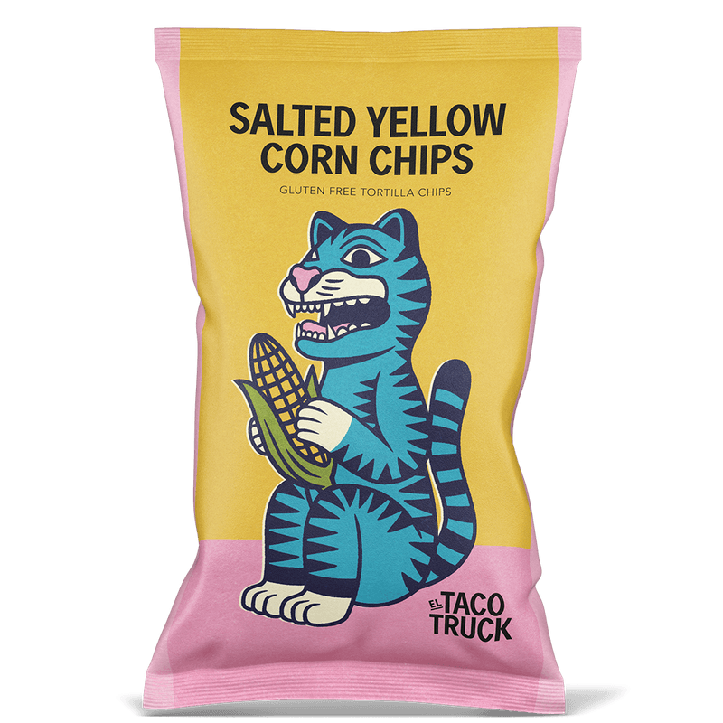 Salted Blue Corn Chips | El Taco Truck