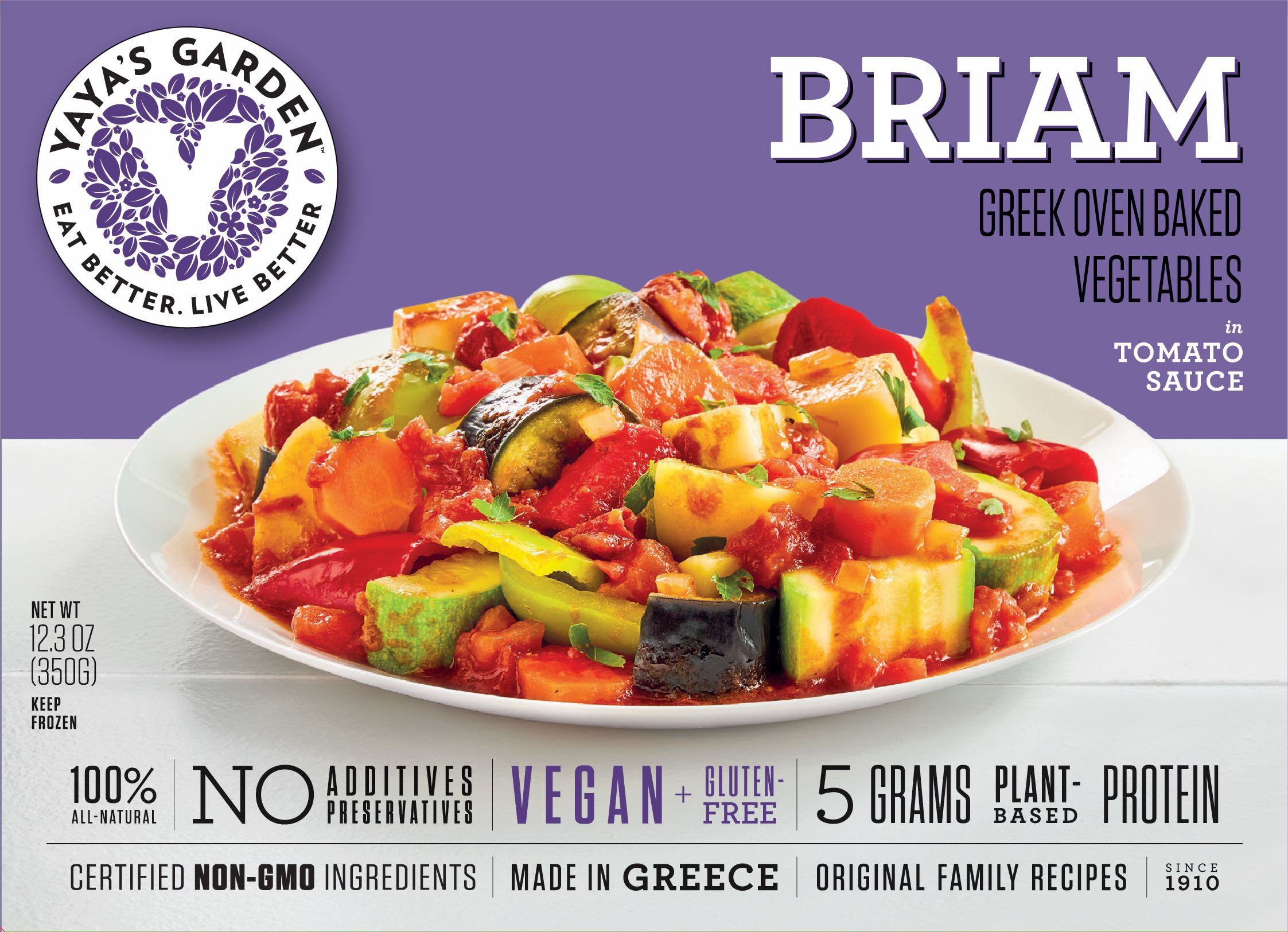 Yaya's Garden | Frozen Fresh Greek Meals