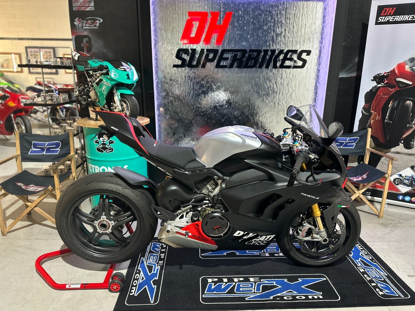 2023 PANIGALE V4 SP2 320 Miles AKRAPOVIC Exhaust Evotech PX SWAP TRACK ...