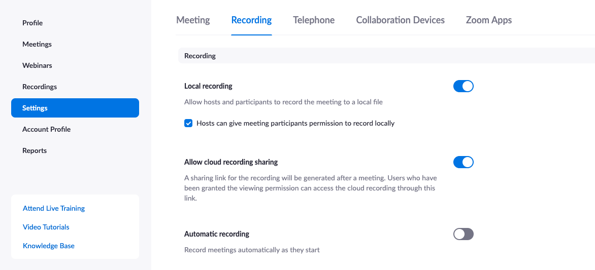 How to Enable and Customize the Zoom Recording Disclaimer | Grain Blog