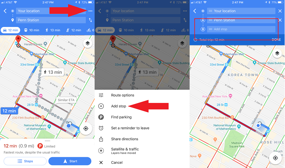 How To Plan The Most Efficient Multi Stop Route On An IPhone