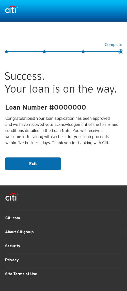 Citibank Project - The Dunay UX|UI Product Design
