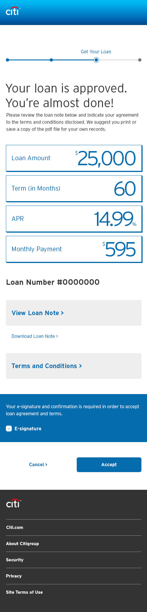 Citibank Project - The Dunay UX|UI Product Design