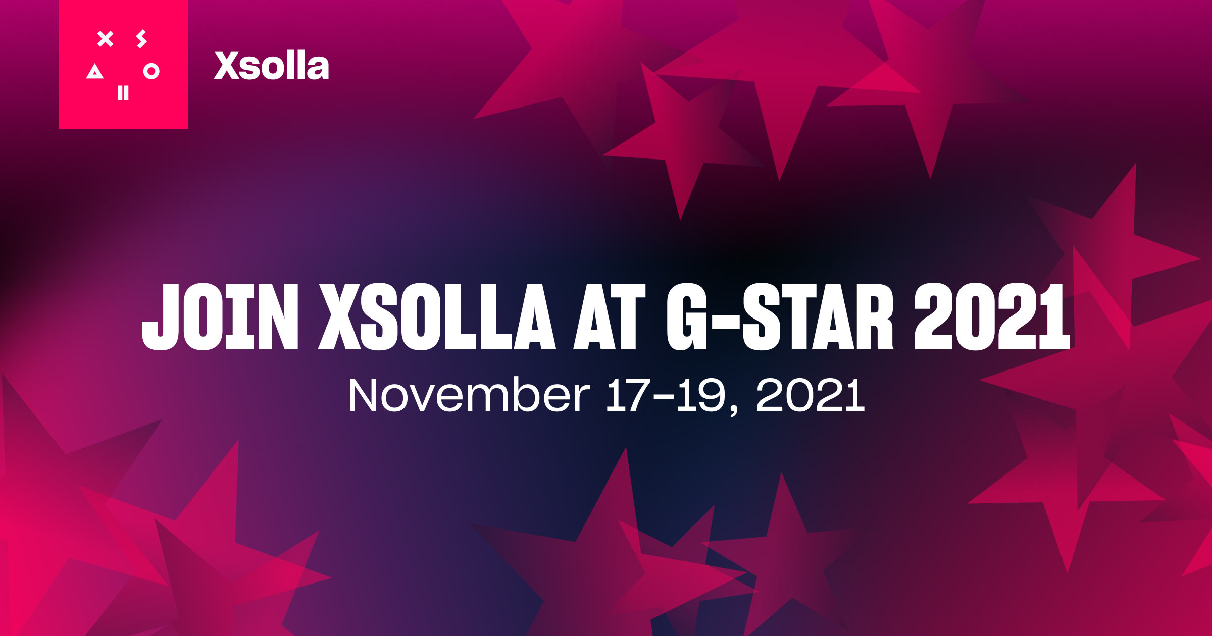 JOIN XSOLLA AT G-STAR GLOBAL GAME EXHIBITION 2021