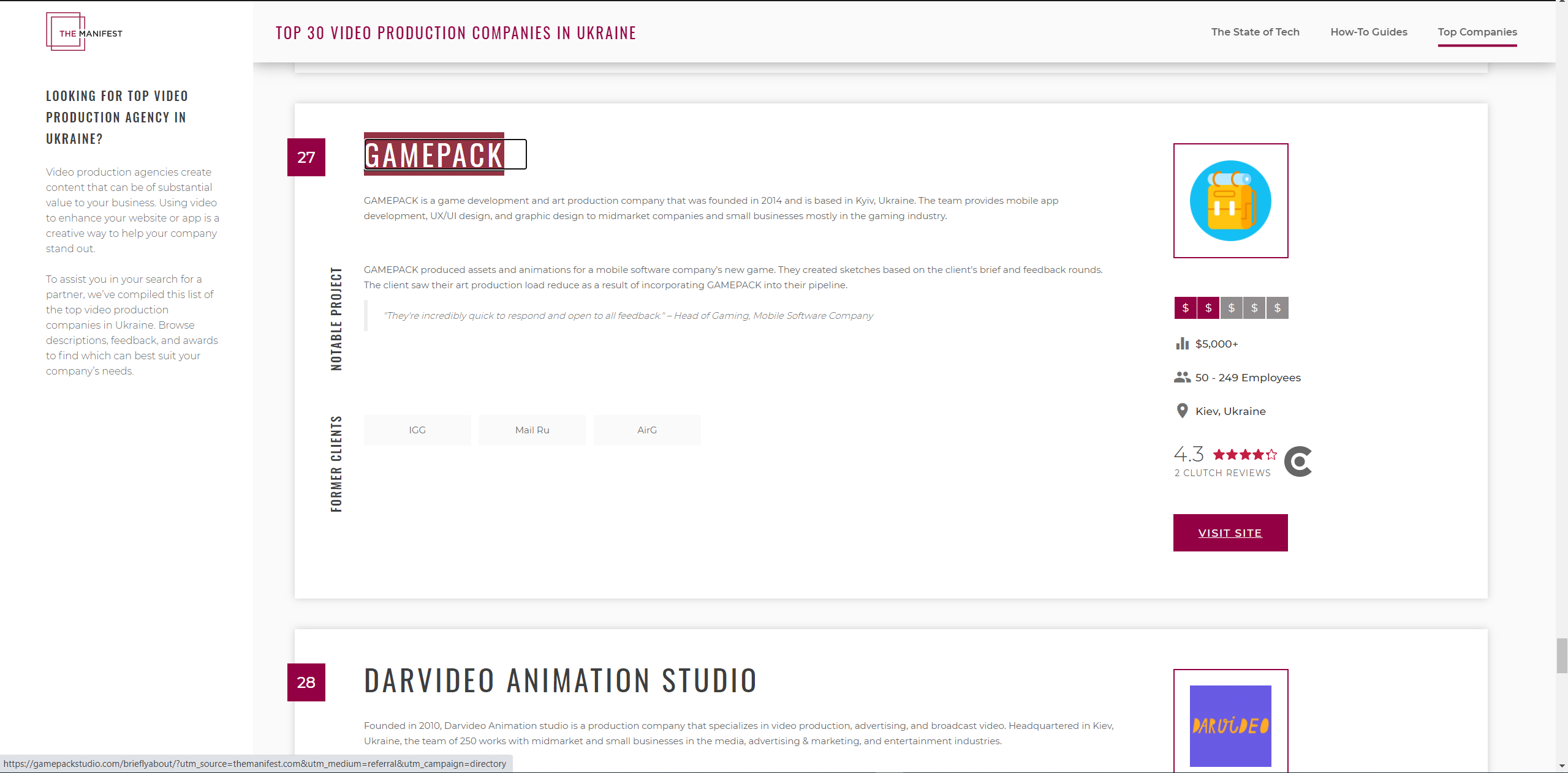 A Statement about GamePack Studio Unfair Business Practices