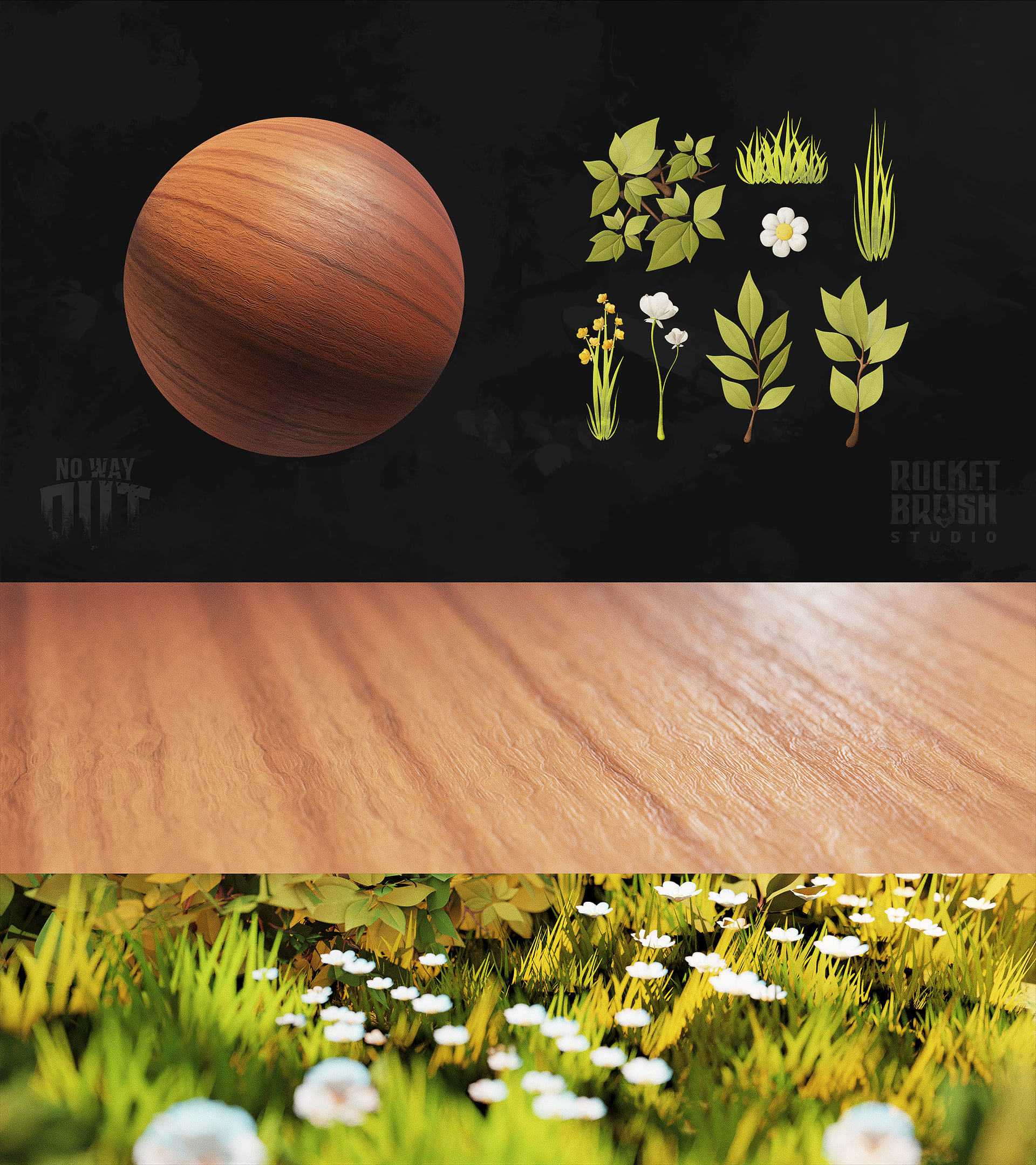 3D Props & Materials · No Way Out