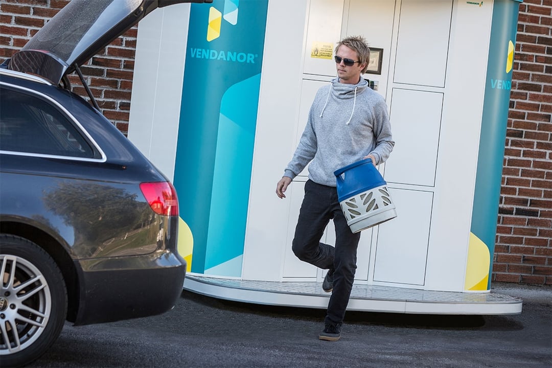 Propane vending machine