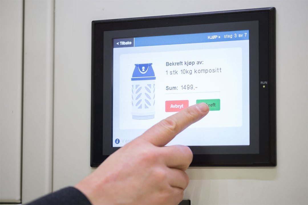 Propane vending machine