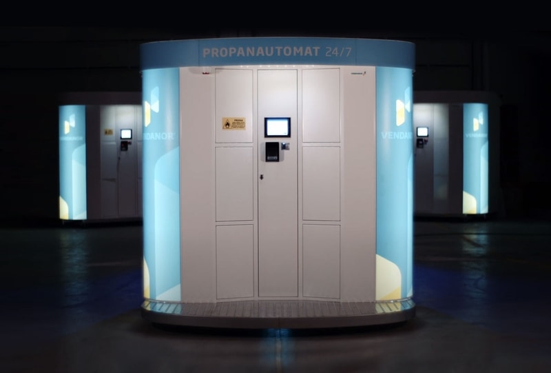 Propane vending machine