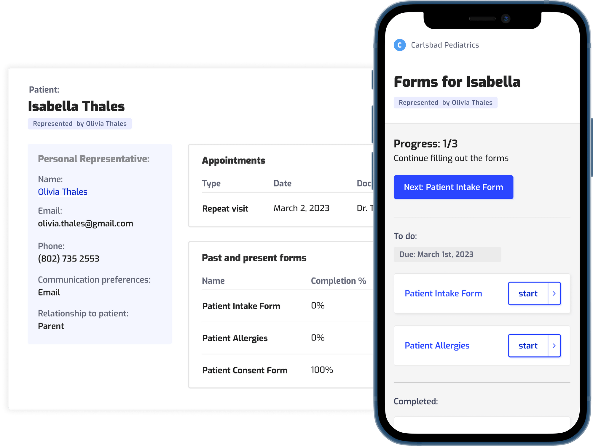 Digital forms & patient intake for Pediatrics | Lobbie