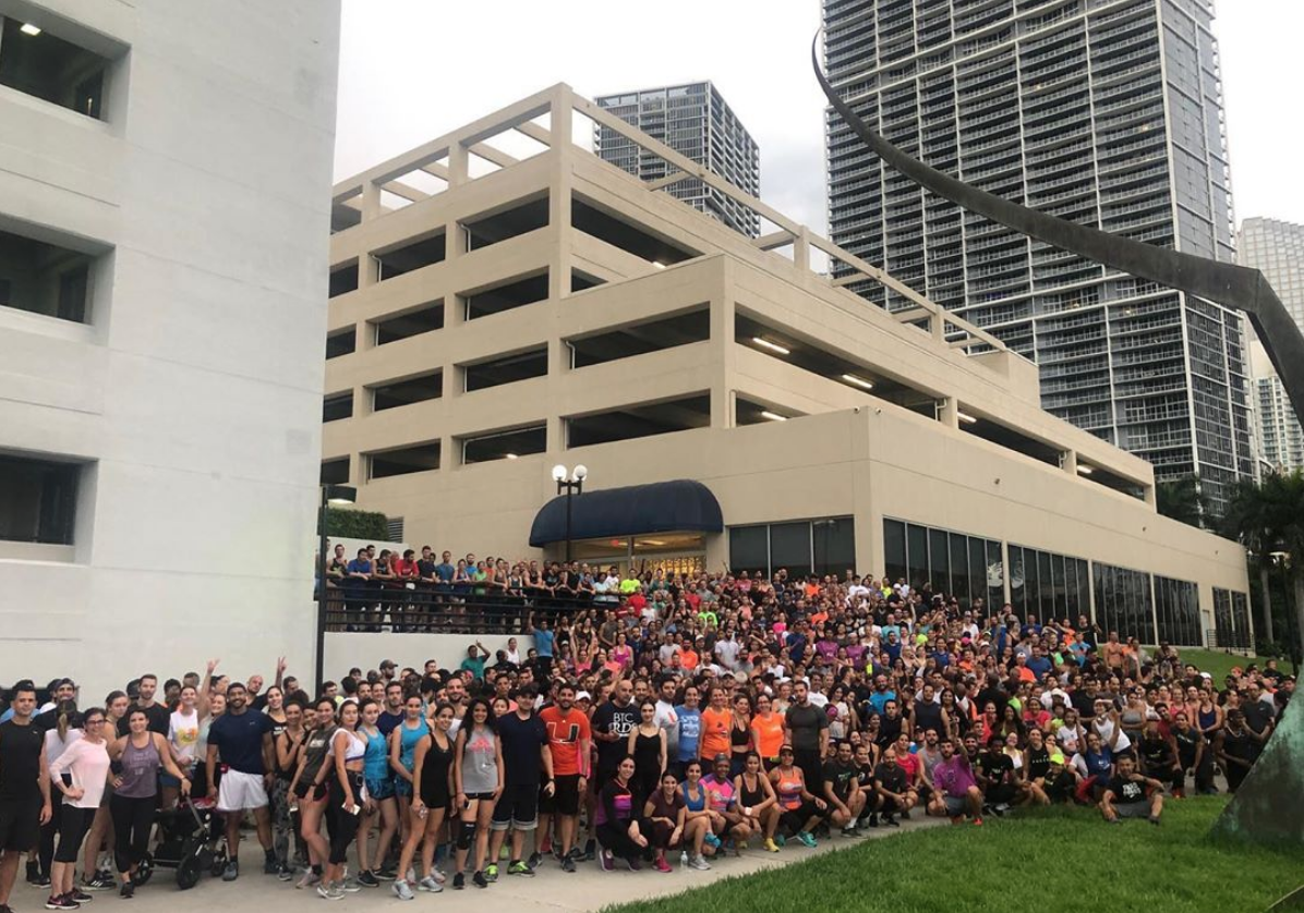 Big Turnout at Brickell Run Club for Global Running Day