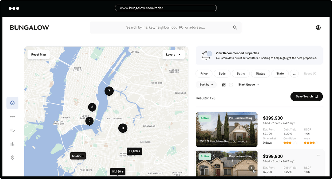 Radar - Powered by Bungalow 🍍