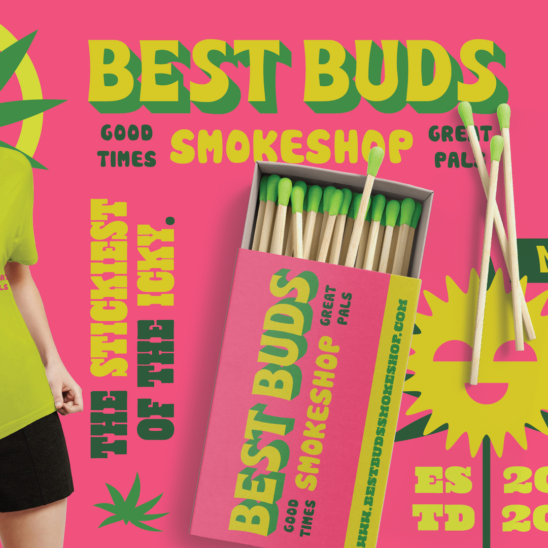 Best Buds Smokeshop Brand | Fried Design Co.