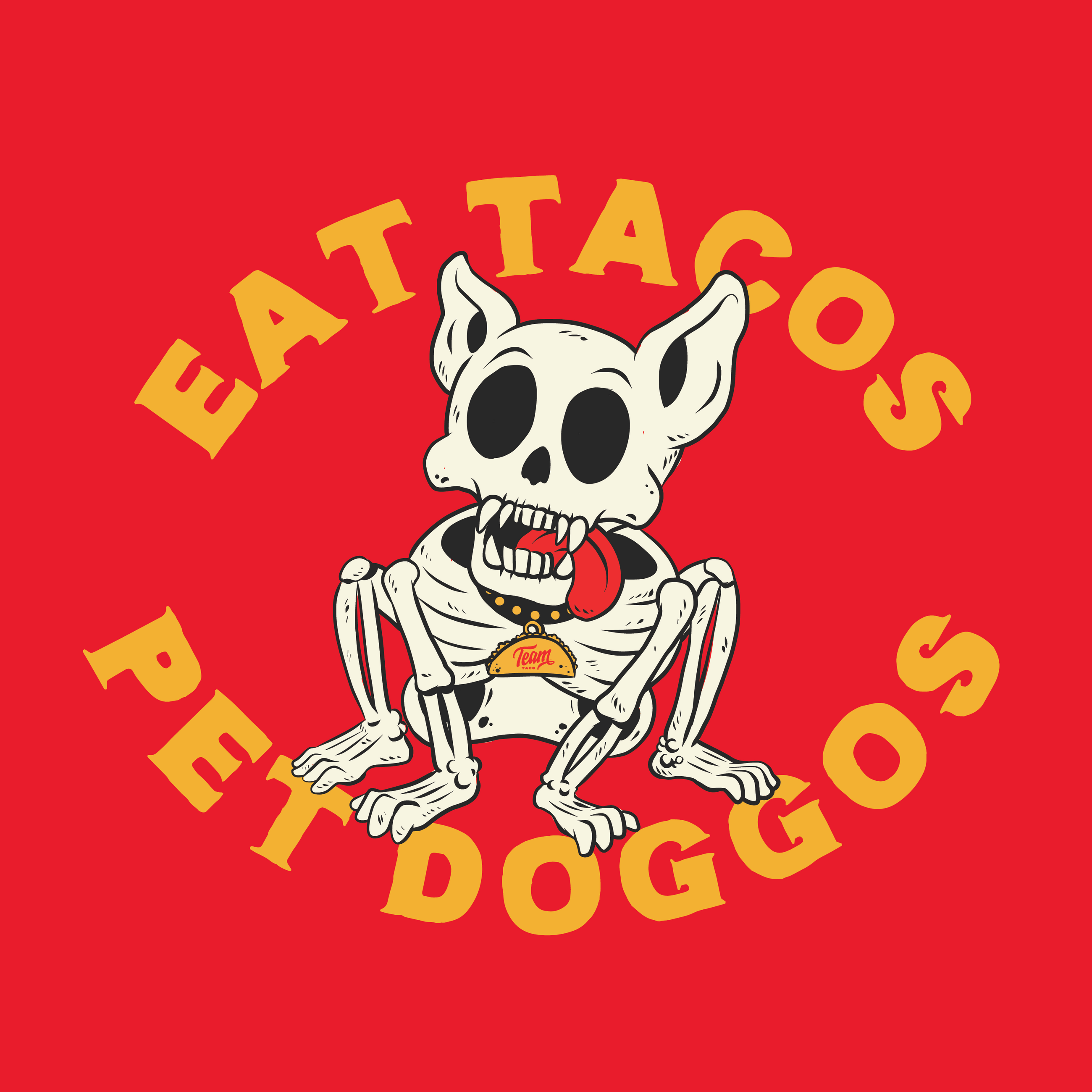 Team Taco Restaurant Branding | Fried Design Company