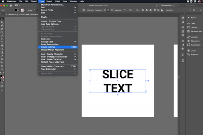 Split Text in Adobe Illustrator using Text Slice | RSD News