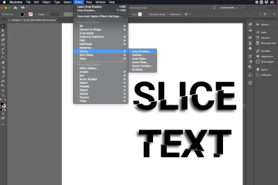 Split Text in Adobe Illustrator using Text Slice | RSD News