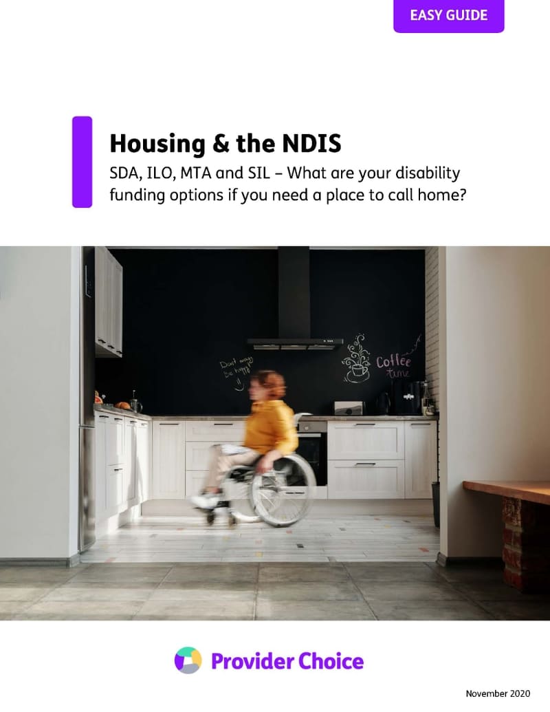 Guide to NDIS Housing options: From SDA to ILO and SIL - what the heck ...