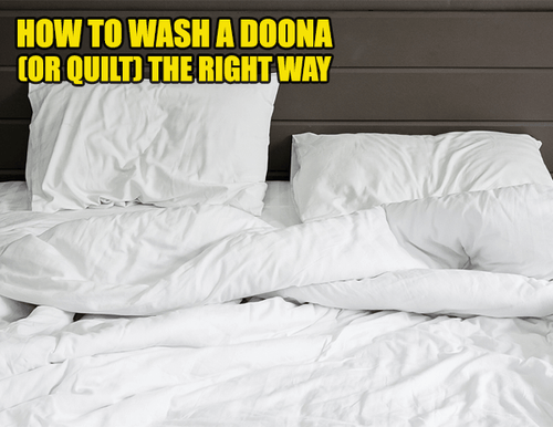 How to Wash a Doona (or Quilt) the Right Way