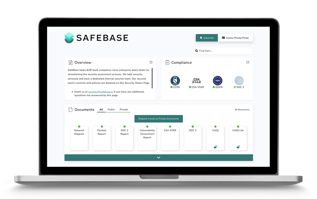 SafeBase | Trust Platform to Speed Up Security Reviews