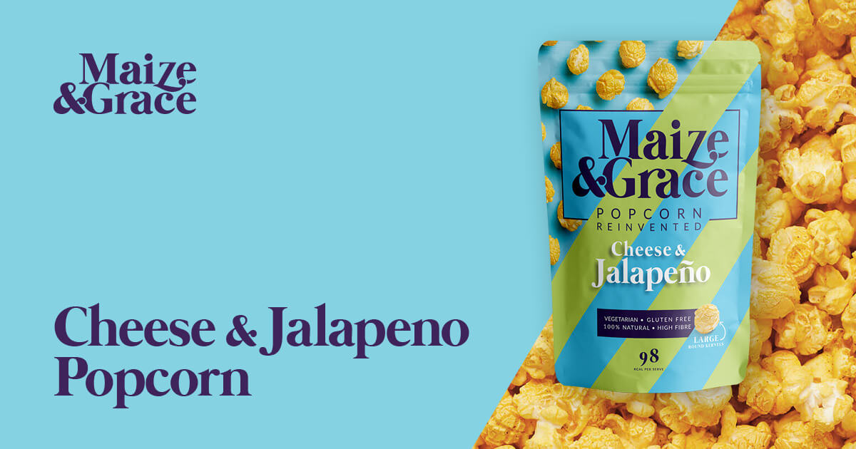 Maize & Grace Gourmet Popcorn | Cheese & Jalapeño