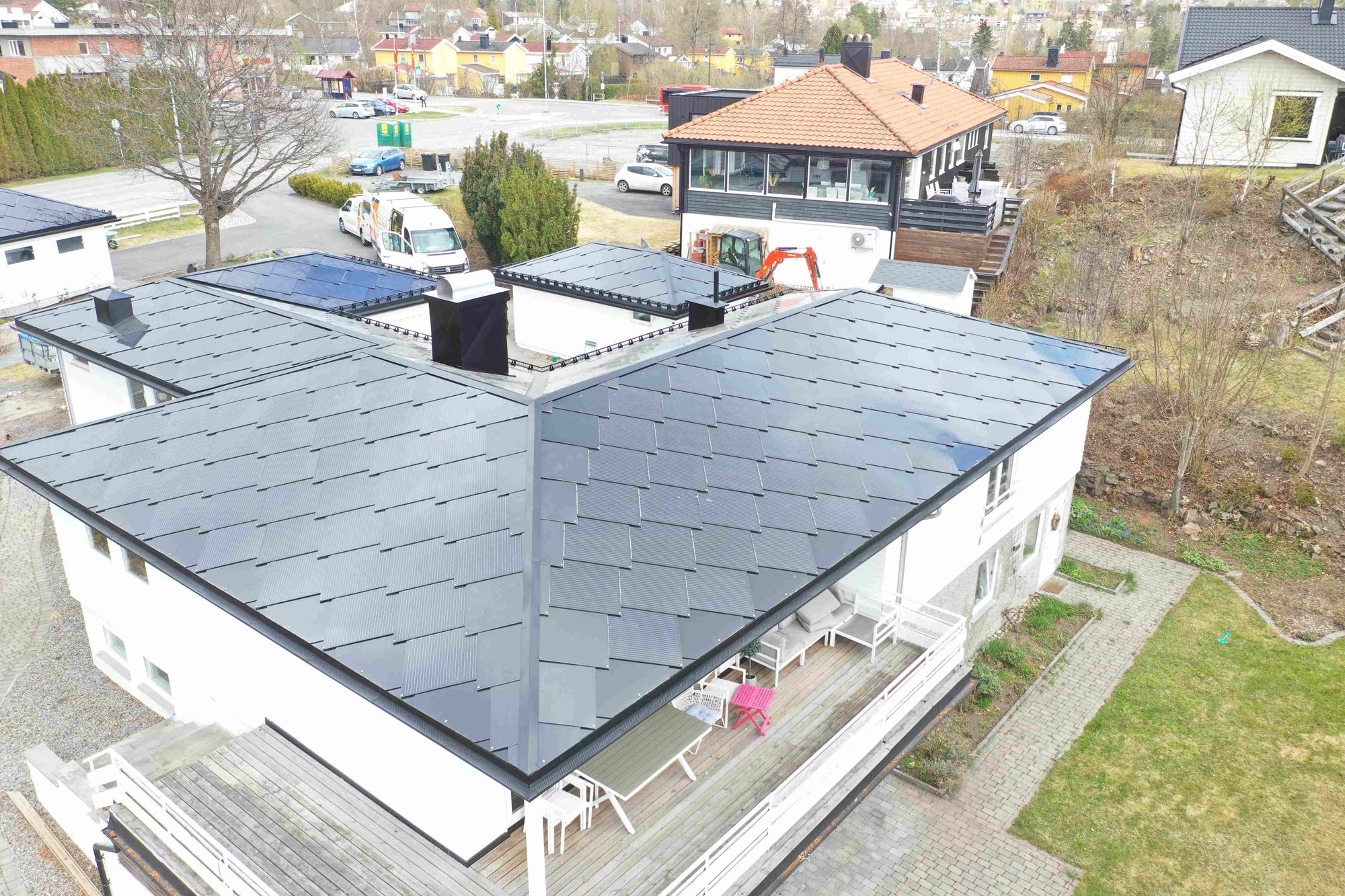 Ecosol - Solceller på flatt tak