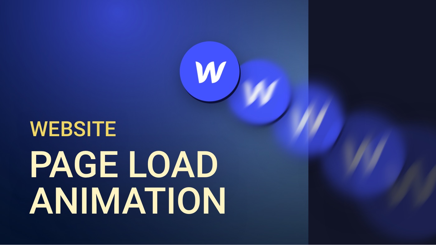 Eigene Website Page Load Animation in Webflow erstellen