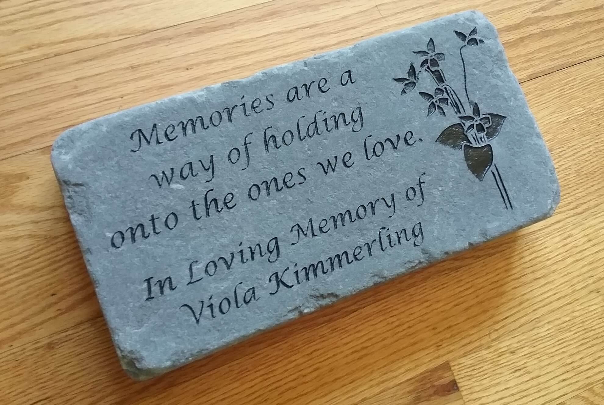 Designer Engravings | Memorial Stones