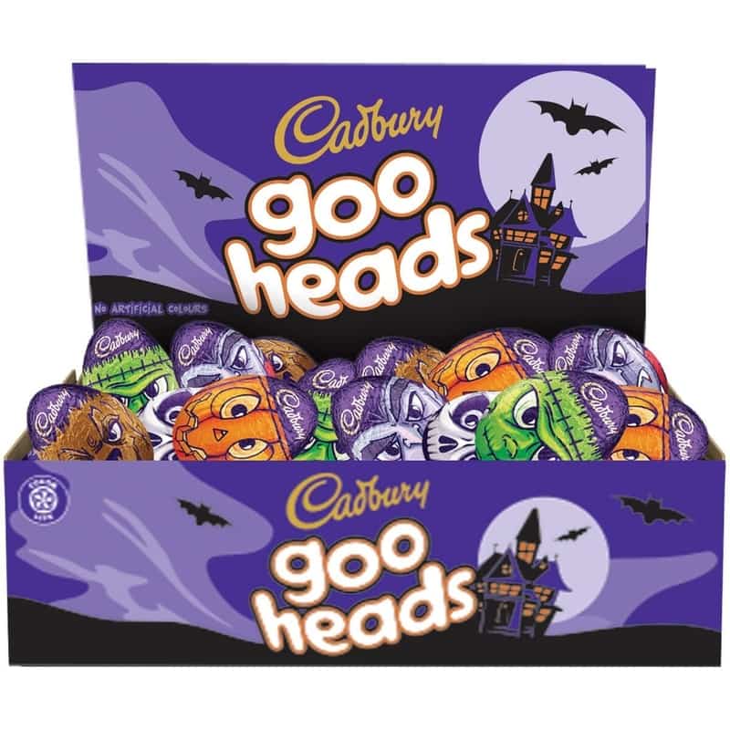Hello Chocolate | Cadbury Goo Heads Eggs 40g (Box of 48)