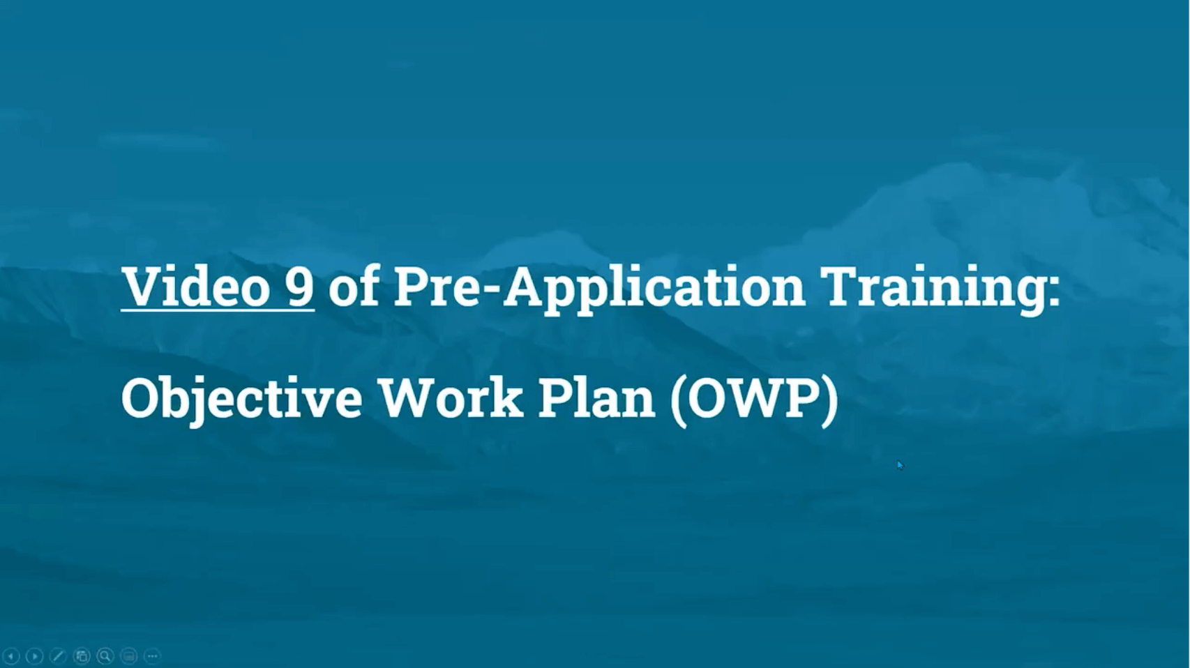 ANA Online Training - PPD