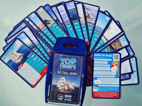 Card game: Top Trumps 30 Tall Ships - Arrangement The Ship Sørlandet