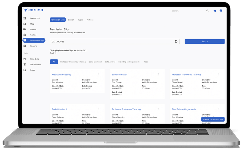 Cariina — Organizing Transportation and Extracurricular