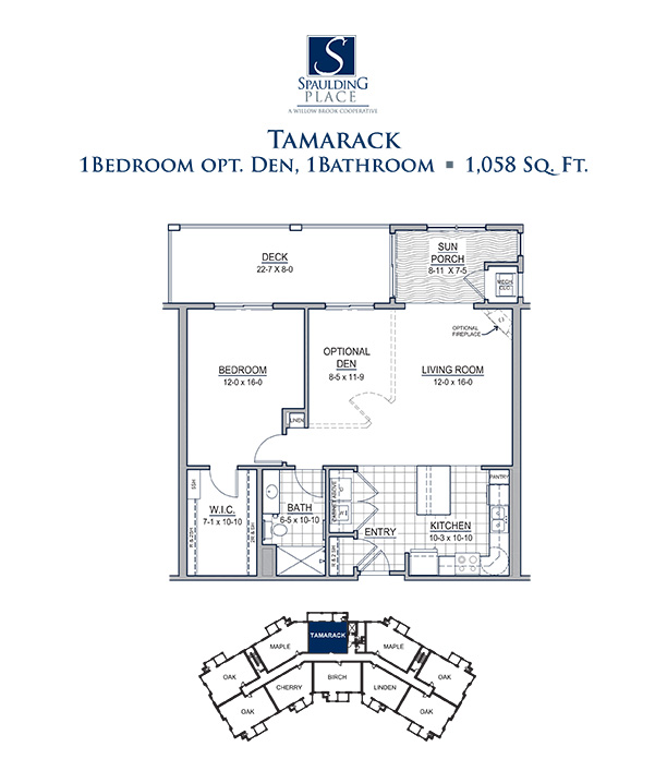Spaulding Place Senior Living Floor Plans