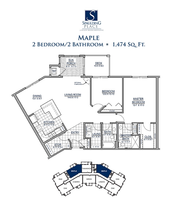 Spaulding Place Senior Living Floor Plans