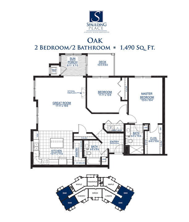 Spaulding Place Senior Living Floor Plans