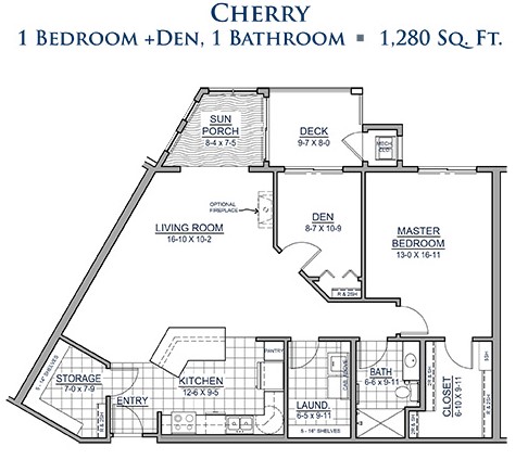 Spaulding Place Senior Living Floor Plans