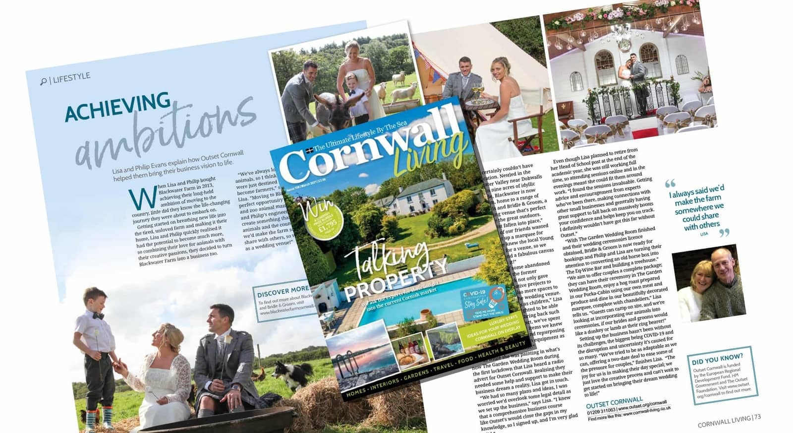 Featured in Cornwall Living Magazine