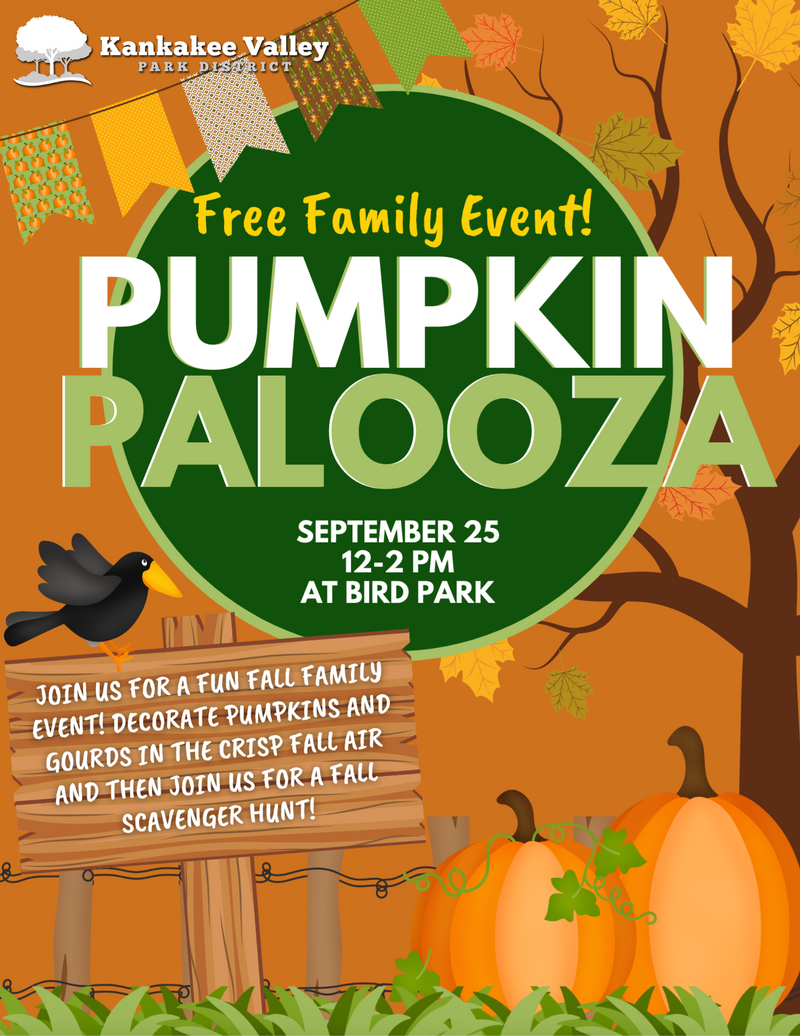 3rd Annual Pumpkin Palooza - Sep 25, 2021 | Kankakee Valley Park ...