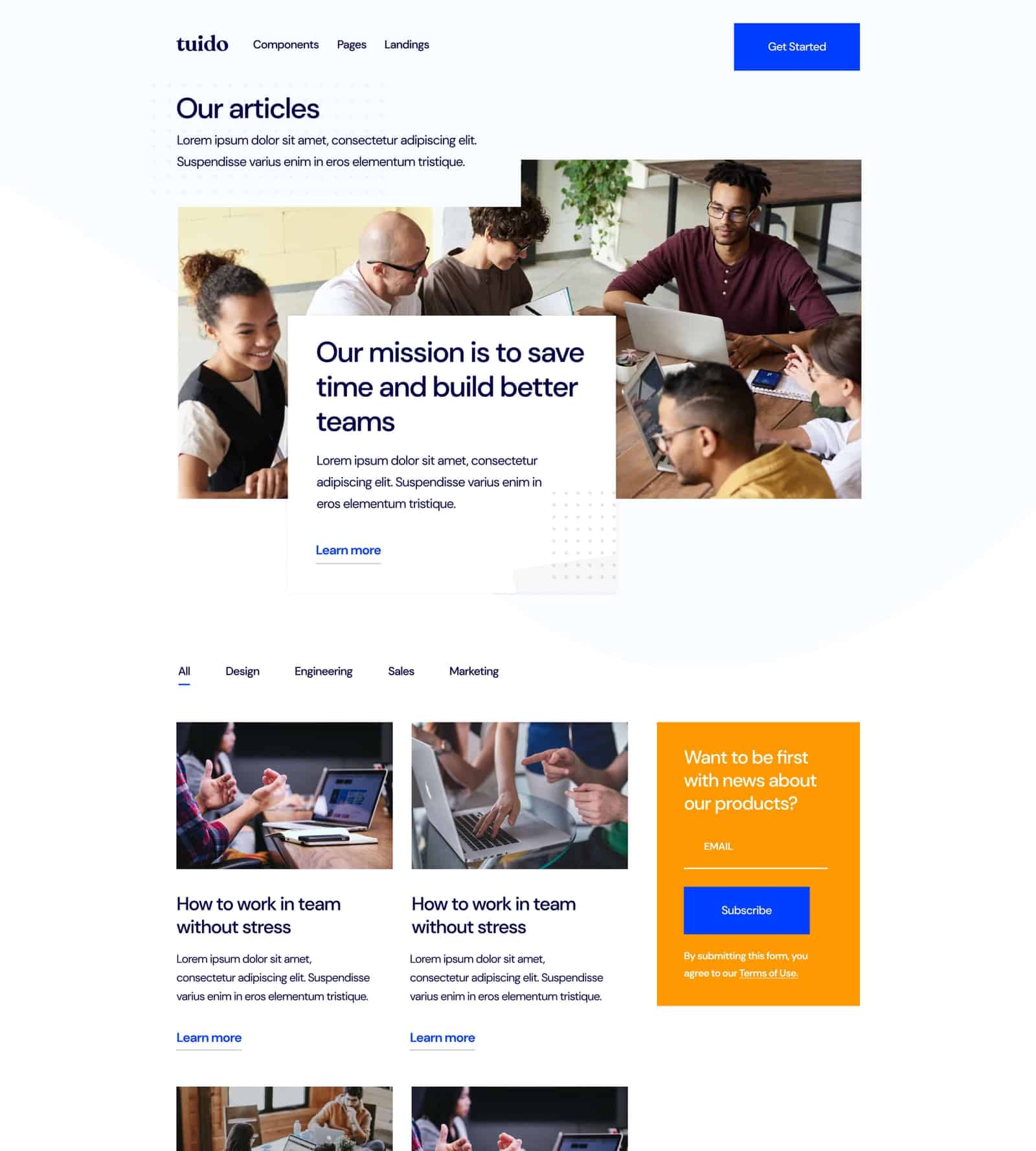 Tuido - Webflow HTML Website Template