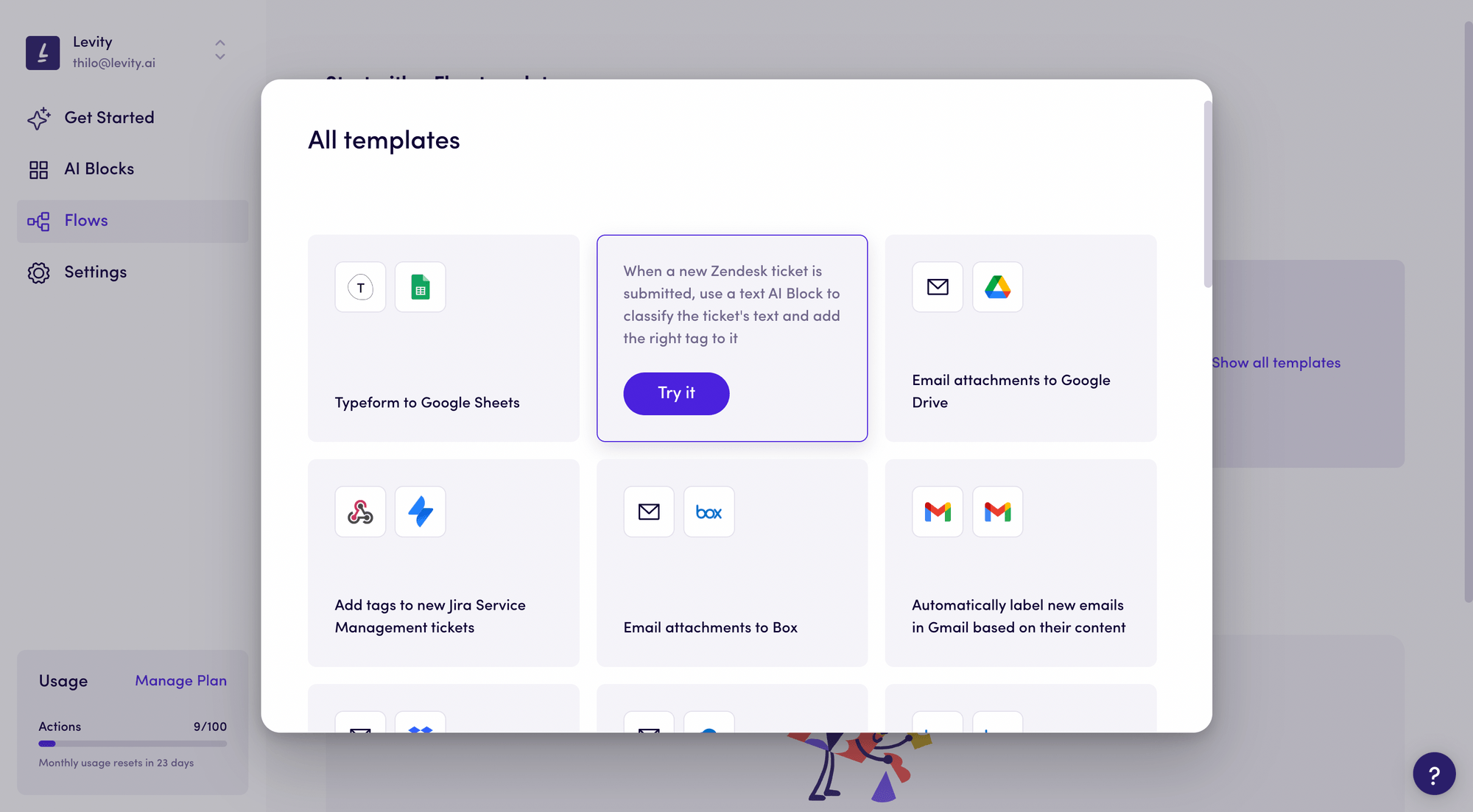 Levity | No-code AI workflow automation platform
