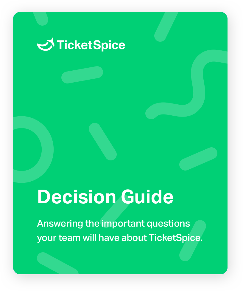 TicketSpice | Powerful Ticketing System To Sell Tickets Online