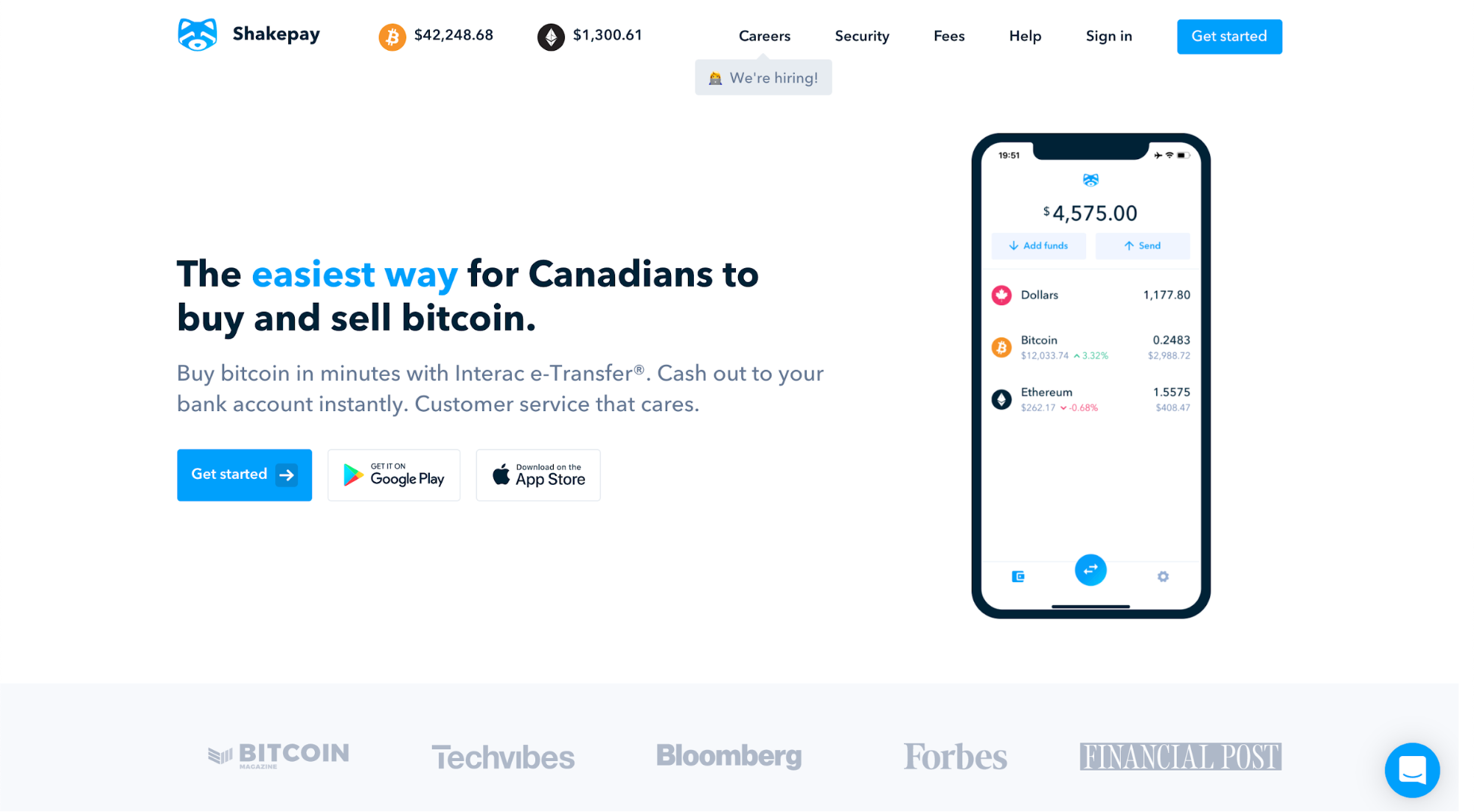 Shakepay provides an easy and secure Canadian crypto exchange for ...