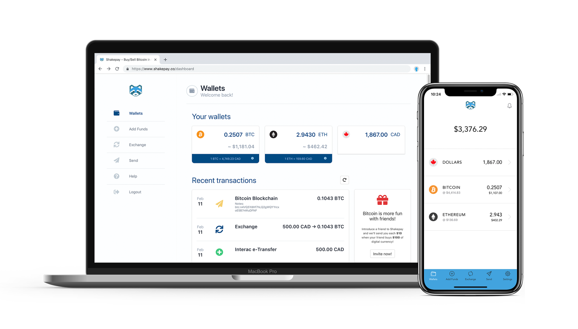 Shakepay provides an easy and secure Canadian crypto exchange for ...